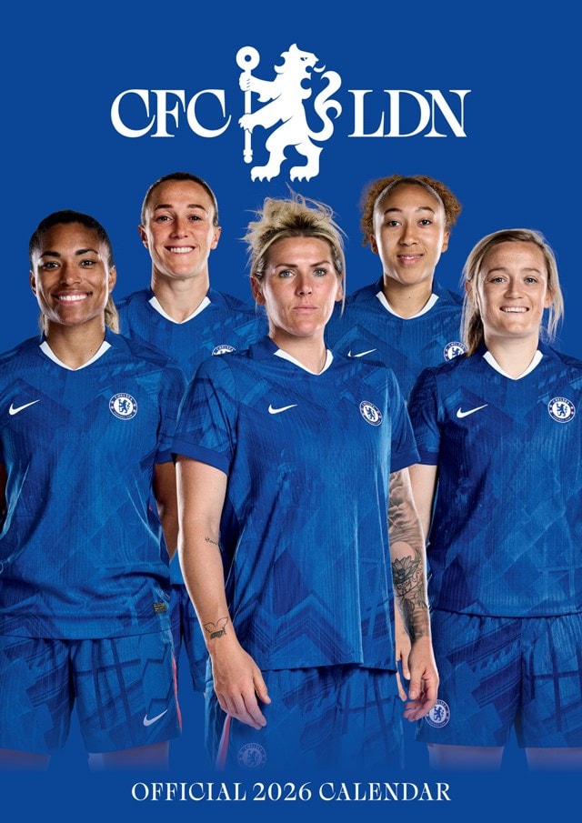 Chelsea FC Women 2026 A3 Calendar | HMV Store