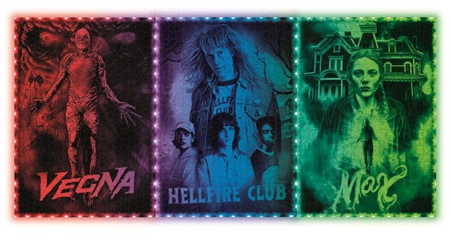 Vecna's Curse Stranger Things Metamorphic Art Collection LED Jigsaw ...