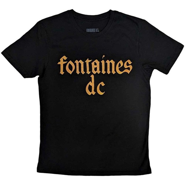 Fontaines DC Gothic Logo Tee | T-Shirt | Free shipping over £20 | HMV Store