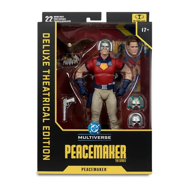 Peacemaker DC Multiverse Deluxe Theatrical Edition McFarlane Figurine ...