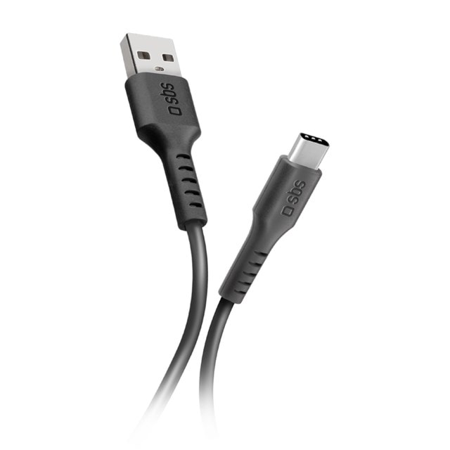 SBS Black USB-C Cable 1m | HMV Store