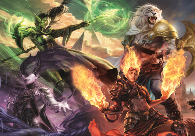 Planeswalkers Magic The Gathering 500 Piece Jigsaw Puzzle In Collector ...