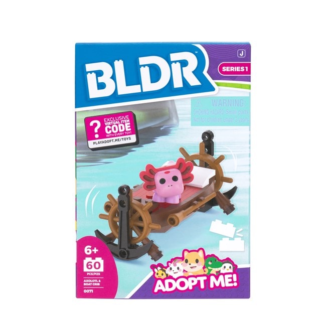 Adopt Me Axolotl & Boat Crib BLDR Buildable Figure | Figure | Free ...