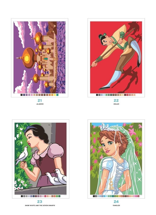 Princesses Disney Mystery Colouring Book By Jeremy Mariez | Colouring ...