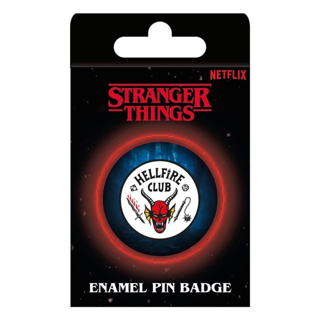 Hellfire Stranger Things 5 Enamel Pin Badge | HMV Store