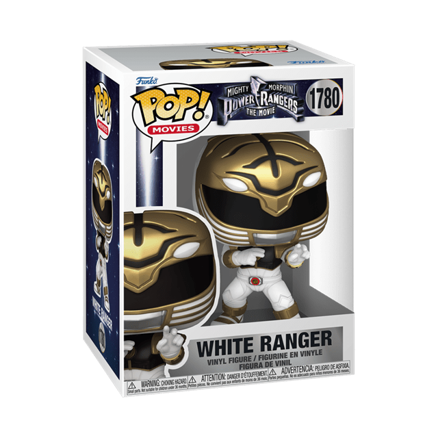 White Ranger 1780 Mighty Morphin Power Rangers Funko Pop Vinyl | Pop ...
