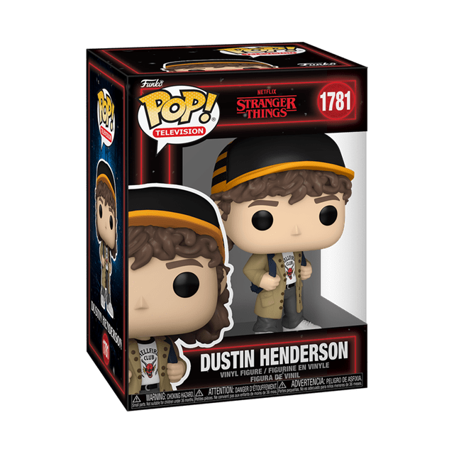 Dustin Henderson 1781 Stranger Things 5 Funko Pop Vinyl | Pop Vinyl ...