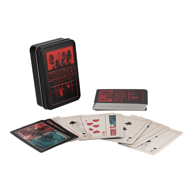 Stranger Things 5 Playing Cards In A Tin | HMV Store