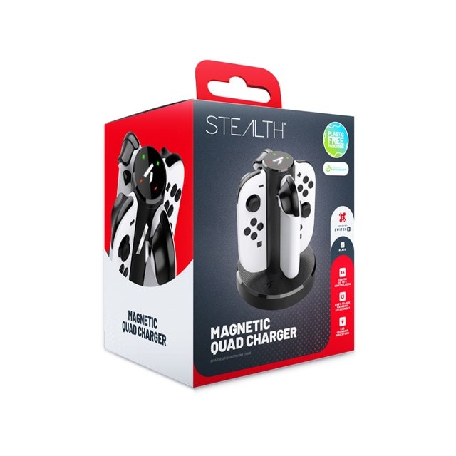STEALTH Magnetic Quad Charger For Nintendo Switch 2 Joy-Cons (NS2 ...