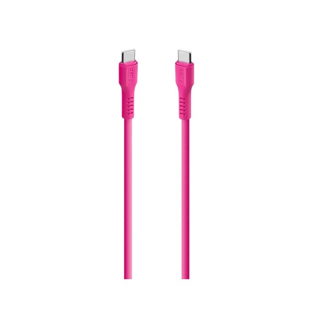 Ttec Neon Pink USB-C to USB-C 60W Cable 1.2m | HMV Store