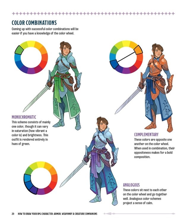 How To Draw Your RPG Character: Armor, Weaponry & Creature Companions ...