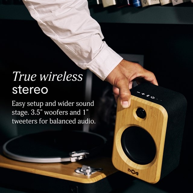 House Of Marley Get Together Duo 2 Bluetooth Bookshelf Speakers | HMV Store