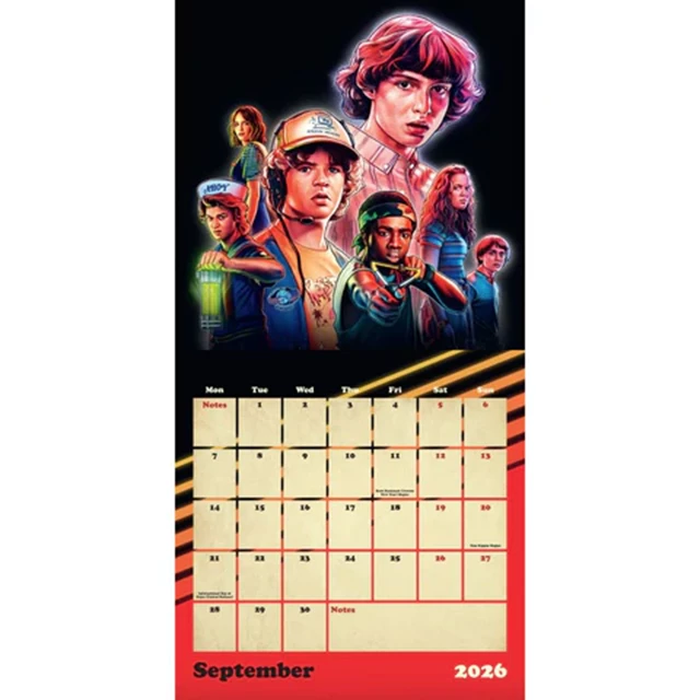 Stranger Things Rewatch 2026 Square Calendar | HMV Store