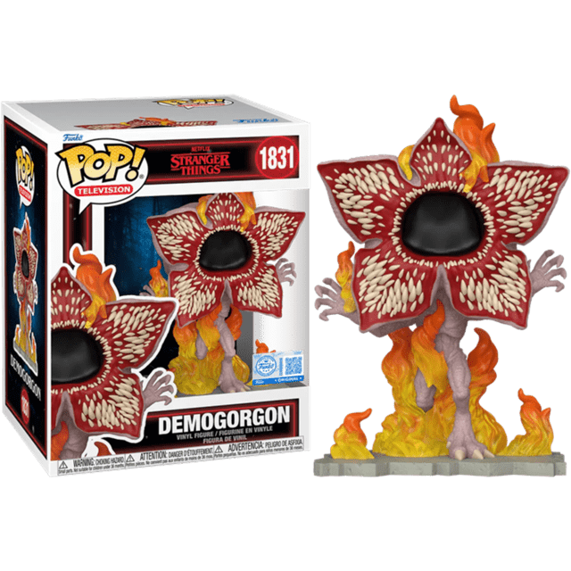 Demogorgon On Fire 1831 Stranger Things Limited Edition Funko Pop Vinyl ...