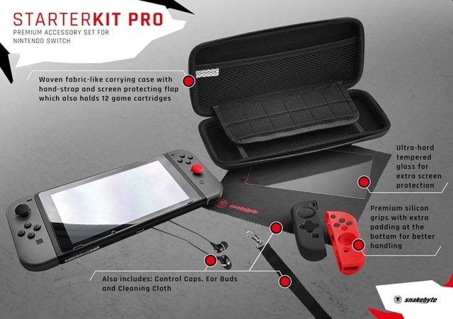 Snakebyte Nintendo Switch Starter Kit Pro | HMV Store