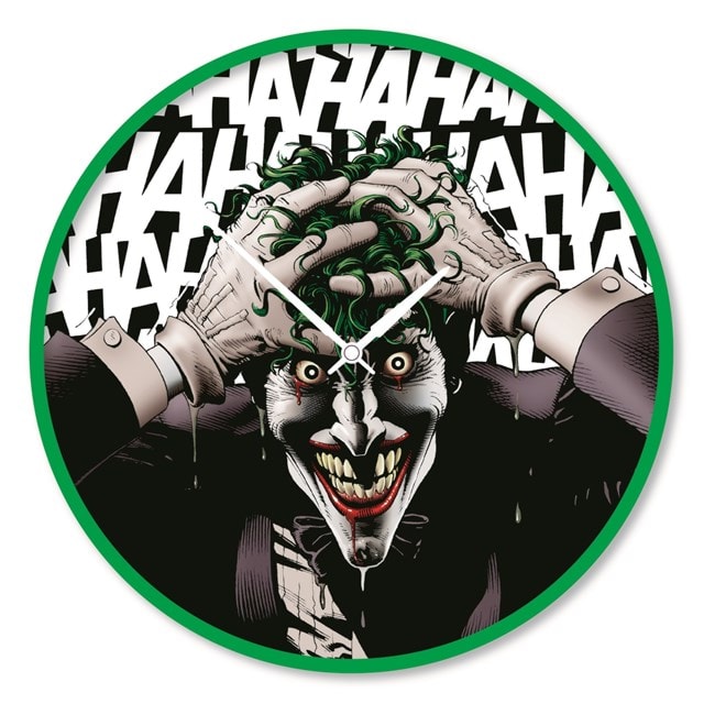 Joker Ha Ha Ha Clock | Homeware | Free shipping over £20 | HMV Store