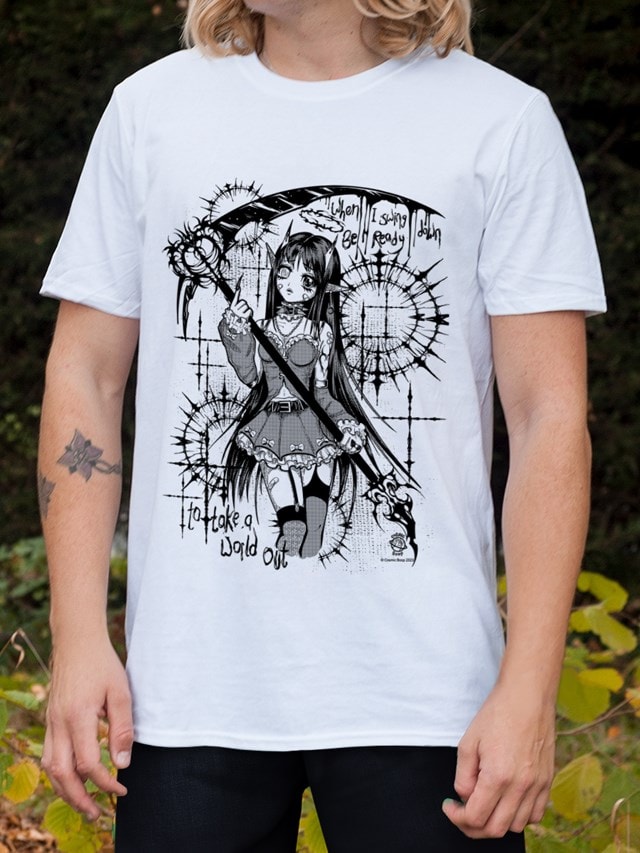 Reaper Cosmic Boop White Tee | T-shirt | Free shipping over £20 | HMV Store