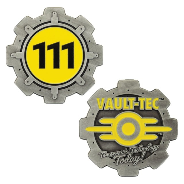 Vault 111 Door Limited Edition Fallout Coin | HMV Store