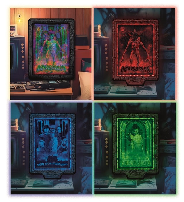 Demogorgon's Hunt Stranger Things Metamorphic Art Collection LED Jigsaw ...