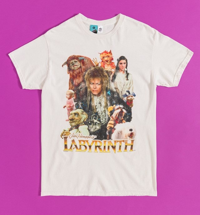 Character Montage Labyrinth hmv Exclusive Natural Tee | HMV Store