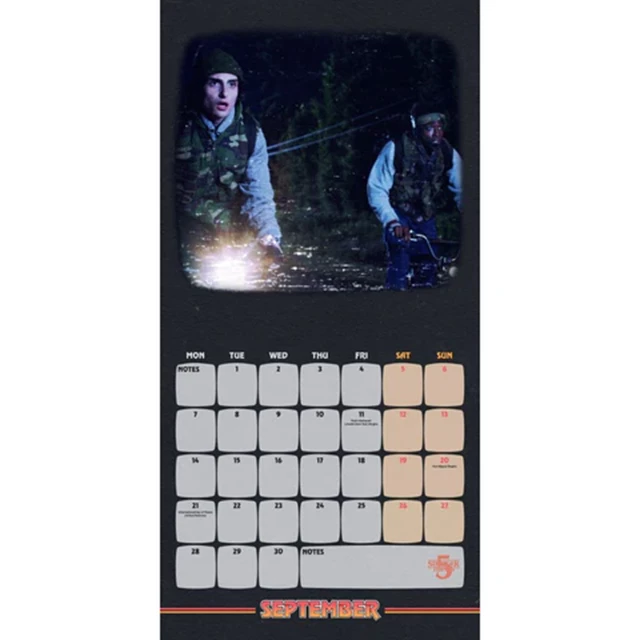 Stranger Things 5 2026 Square Calendar | HMV Store
