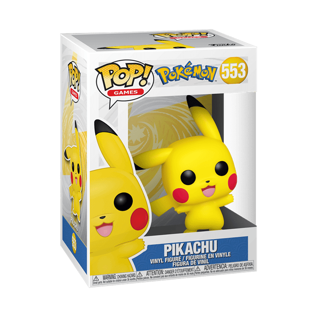 Pikachu Waving 553 Pokemon Funko Pop Vinyl | HMV Store