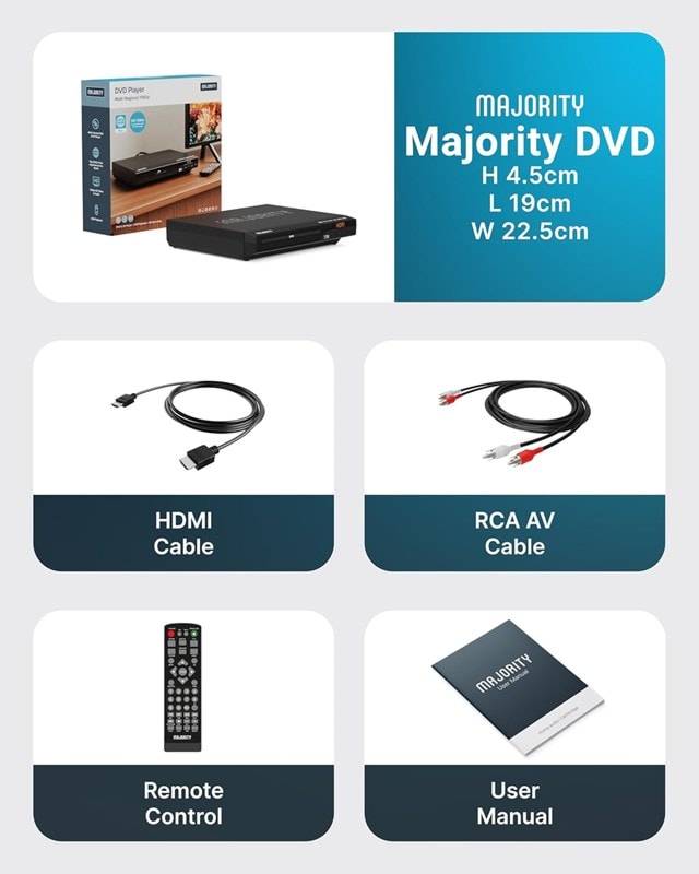 Majority Multi-Region DVD Player | HMV Store