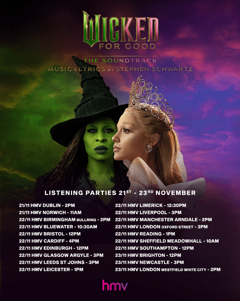 Fans of Wicked are in for a magical treat as our stores across the UK ...