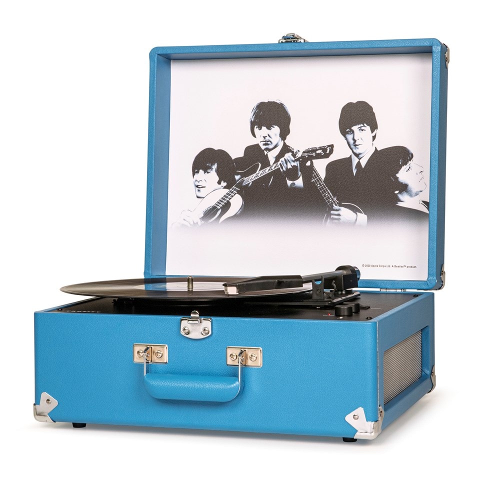 Crosley The Beatles Anthology Blue Turntable | Turntables | Free ...