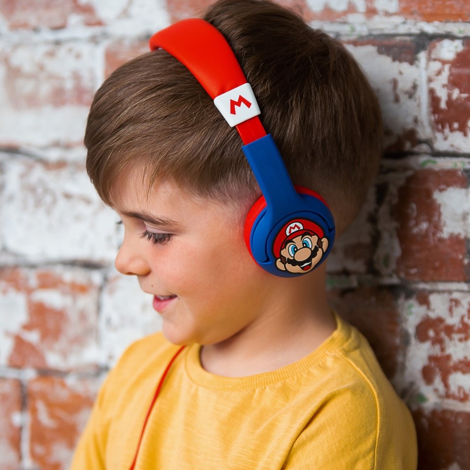 OTL Super Mario Junior Headphones | Headphones | Free shipping over £20 | HMV Store