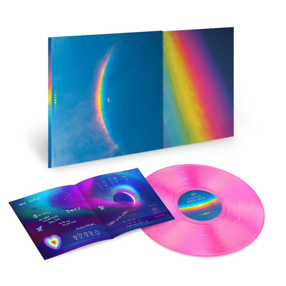Moon Music - Limited Edition Translucent Pink LP | Vinyl 12" Album ...