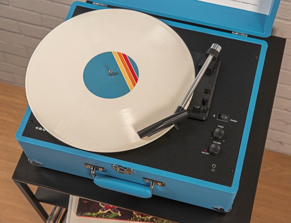 Crosley The Beatles Anthology Blue Turntable | Turntables | Free ...