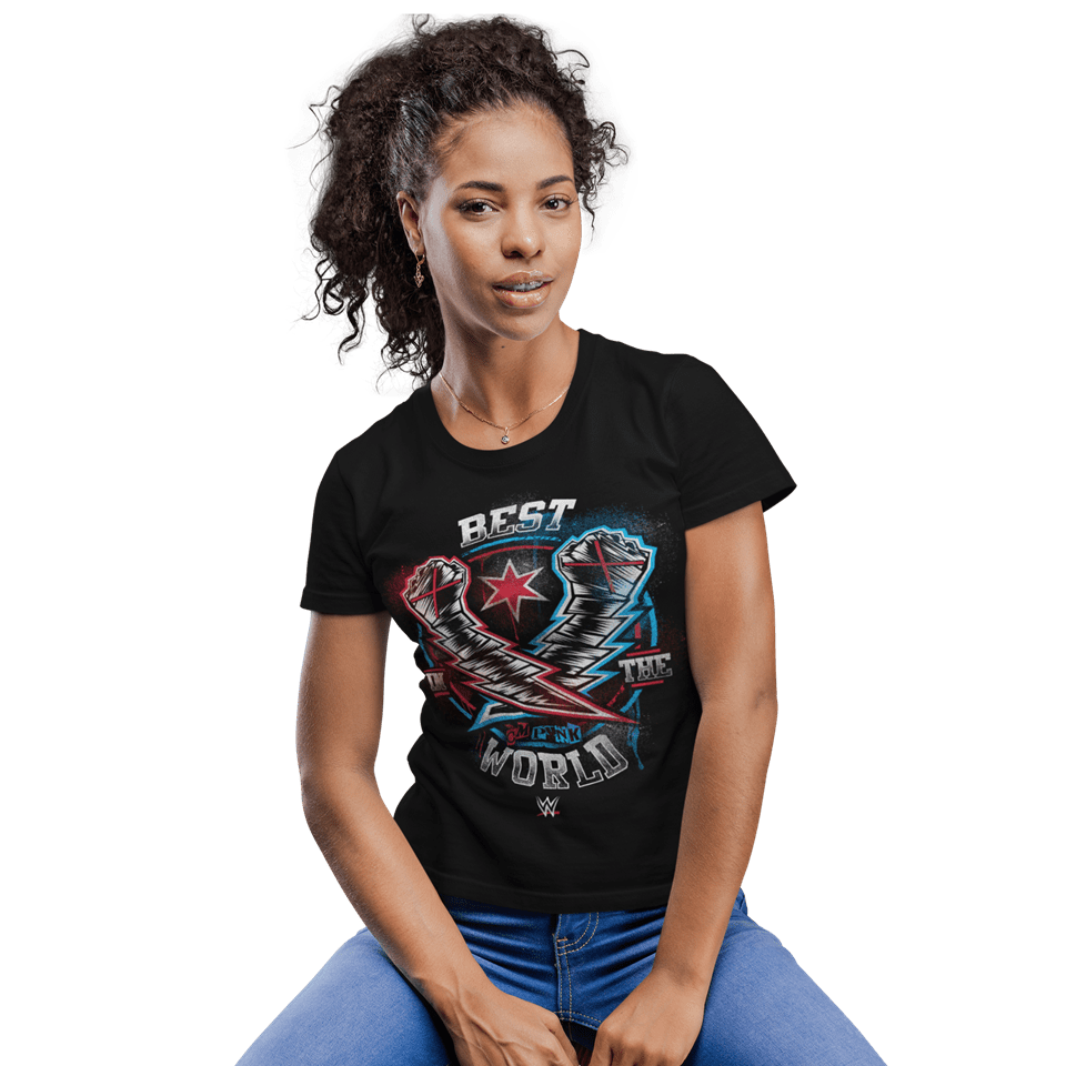 Best In The World CM Punk WWE Black Tee | HMV Store