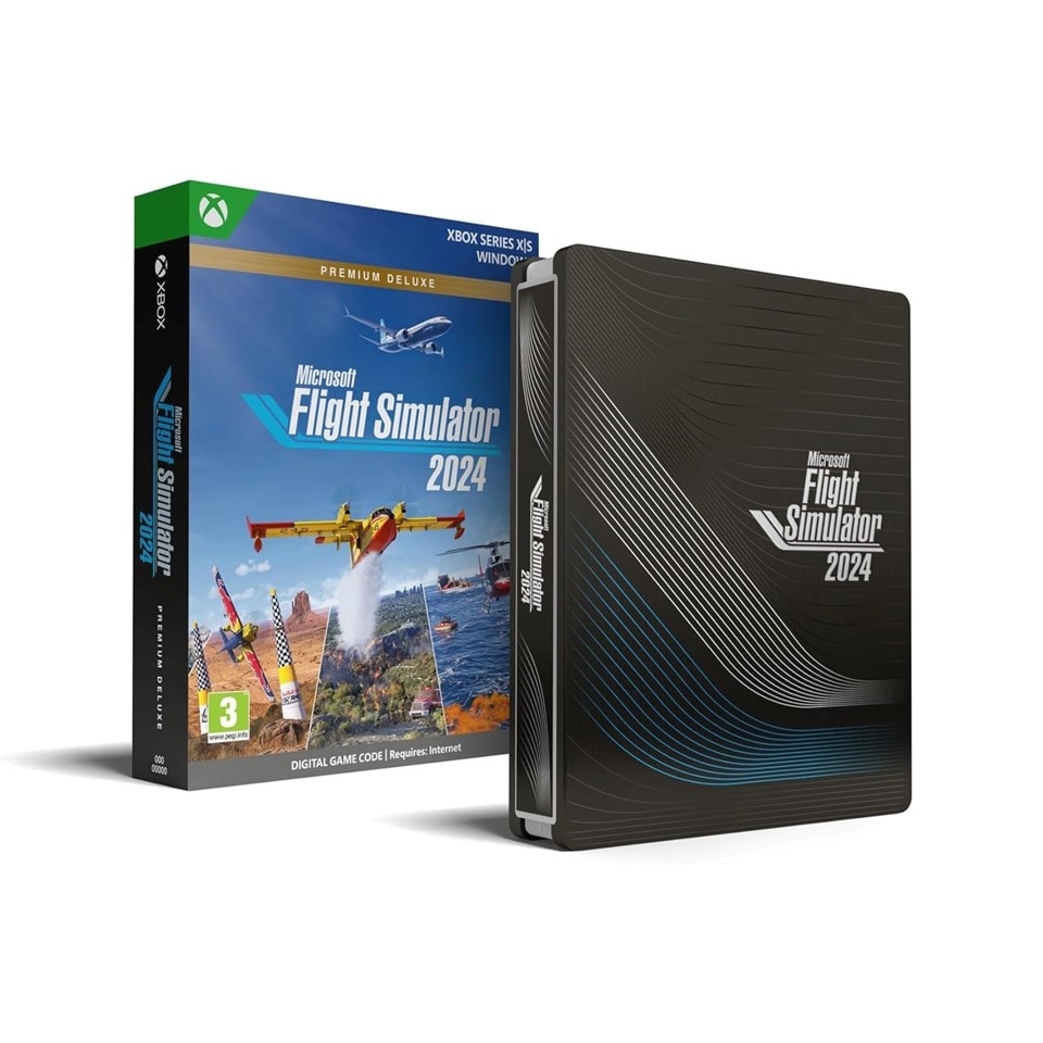 Microsoft Flight Simulator 2024 – Premium Deluxe SteelBook® Edition (Digital Code in Box) (XSX ...