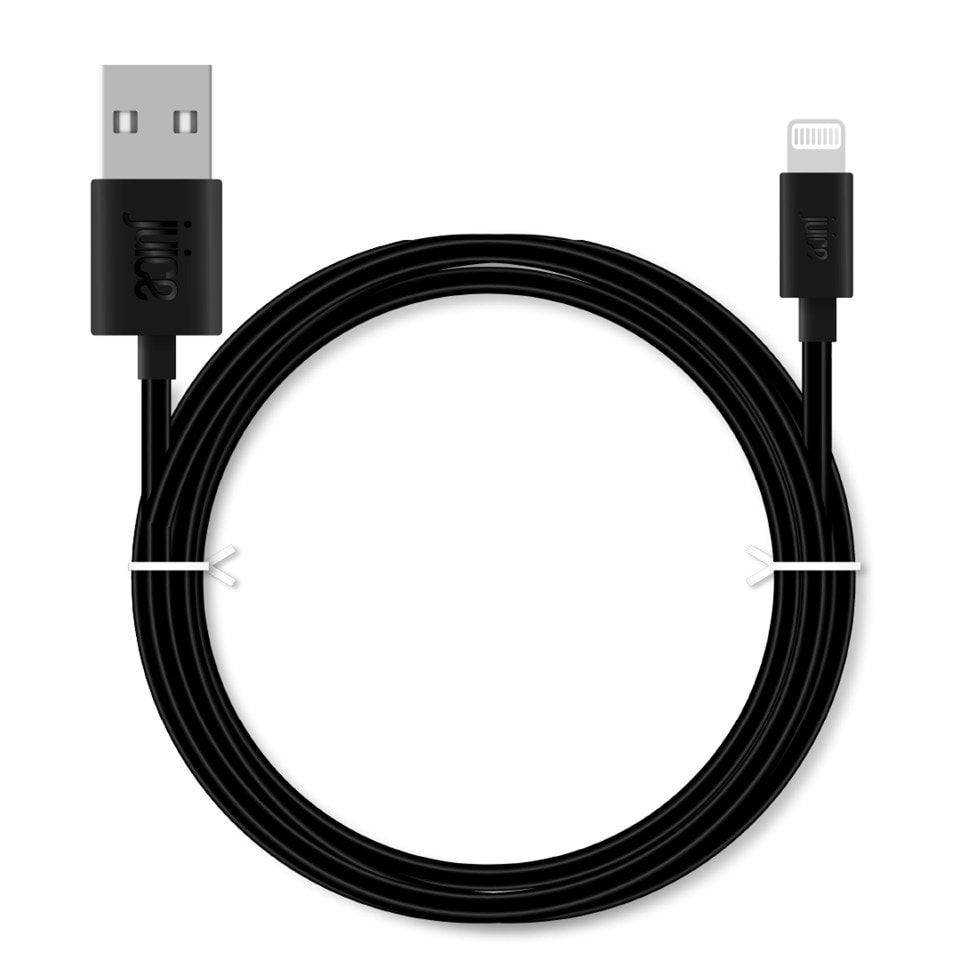 Juice Black Lightning Cable 3M | Lightning Cables | Free shipping over ...