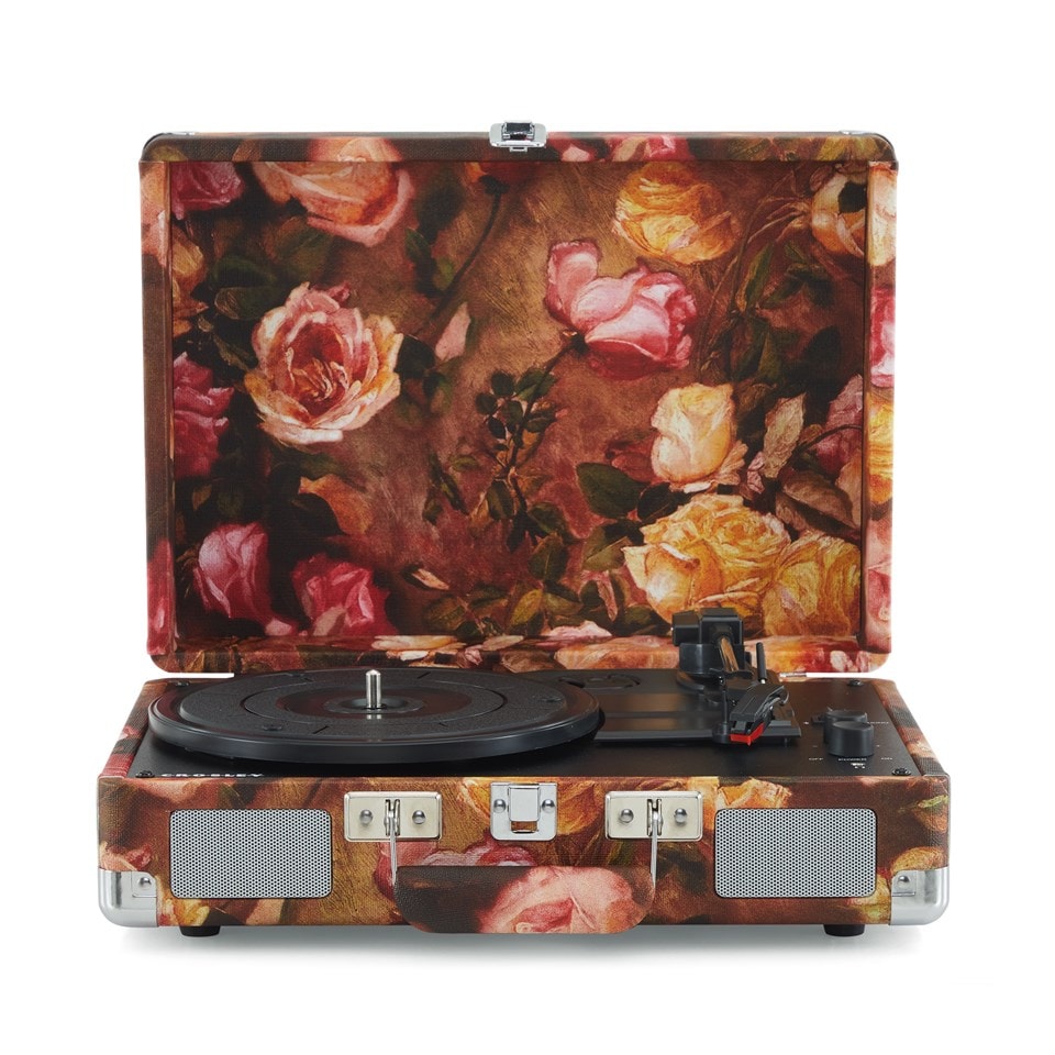Crosley Cruiser Plus Floral Bluetooth Turntable | Turntables | Free ...