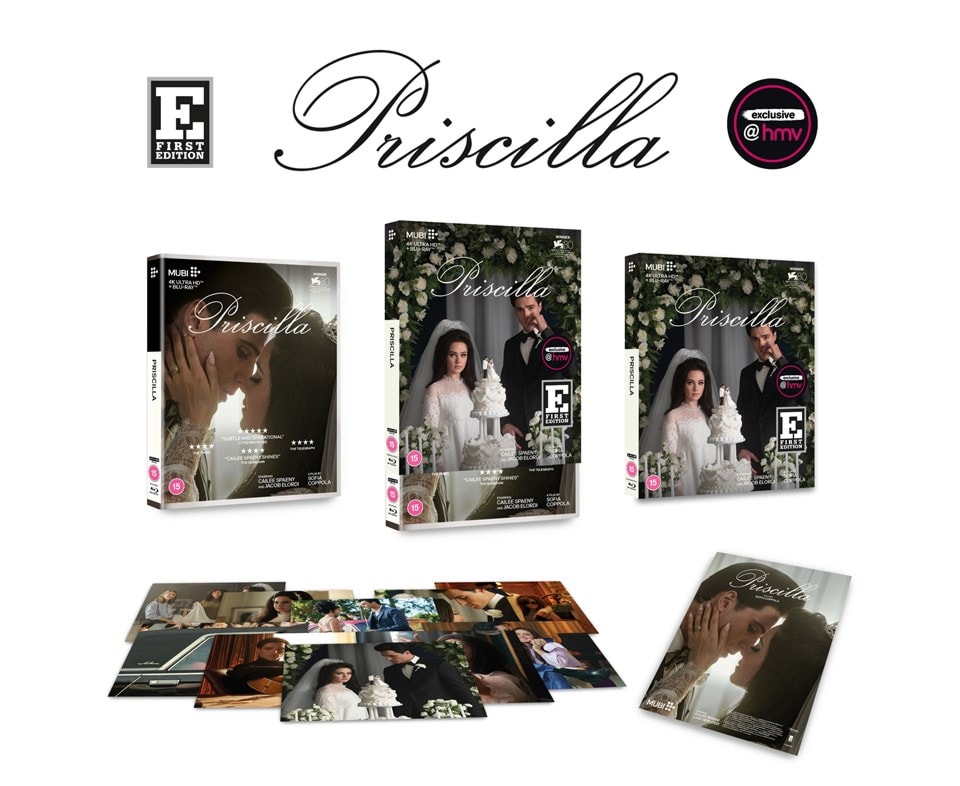 Priscilla (hmv Exclusive) - First Edition | 4K Ultra HD Blu-ray | Free shipping over £20 | HMV Store