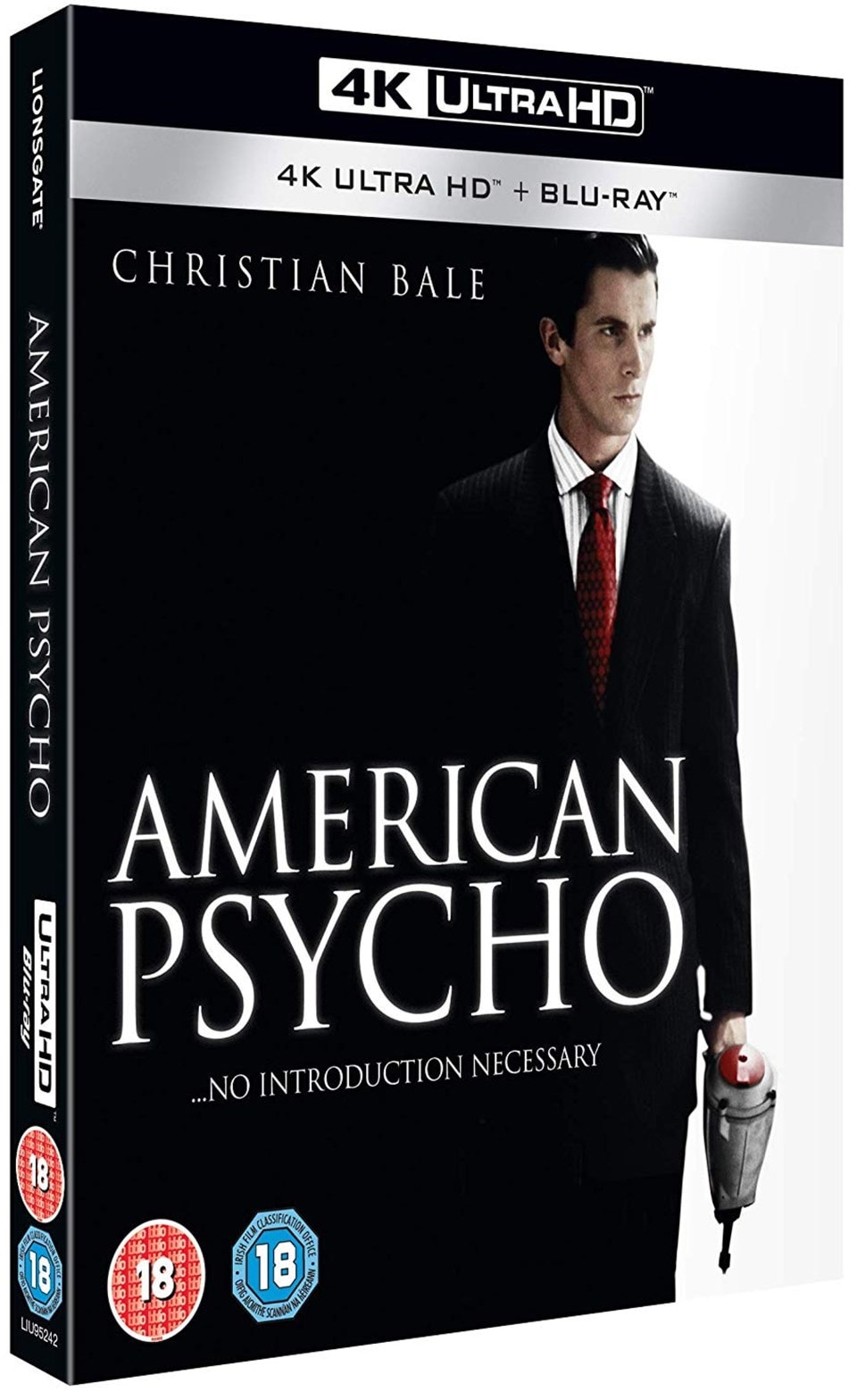 American Psycho 4k Blu Ray 2000 Movie Christian Bale Film Hmv Store