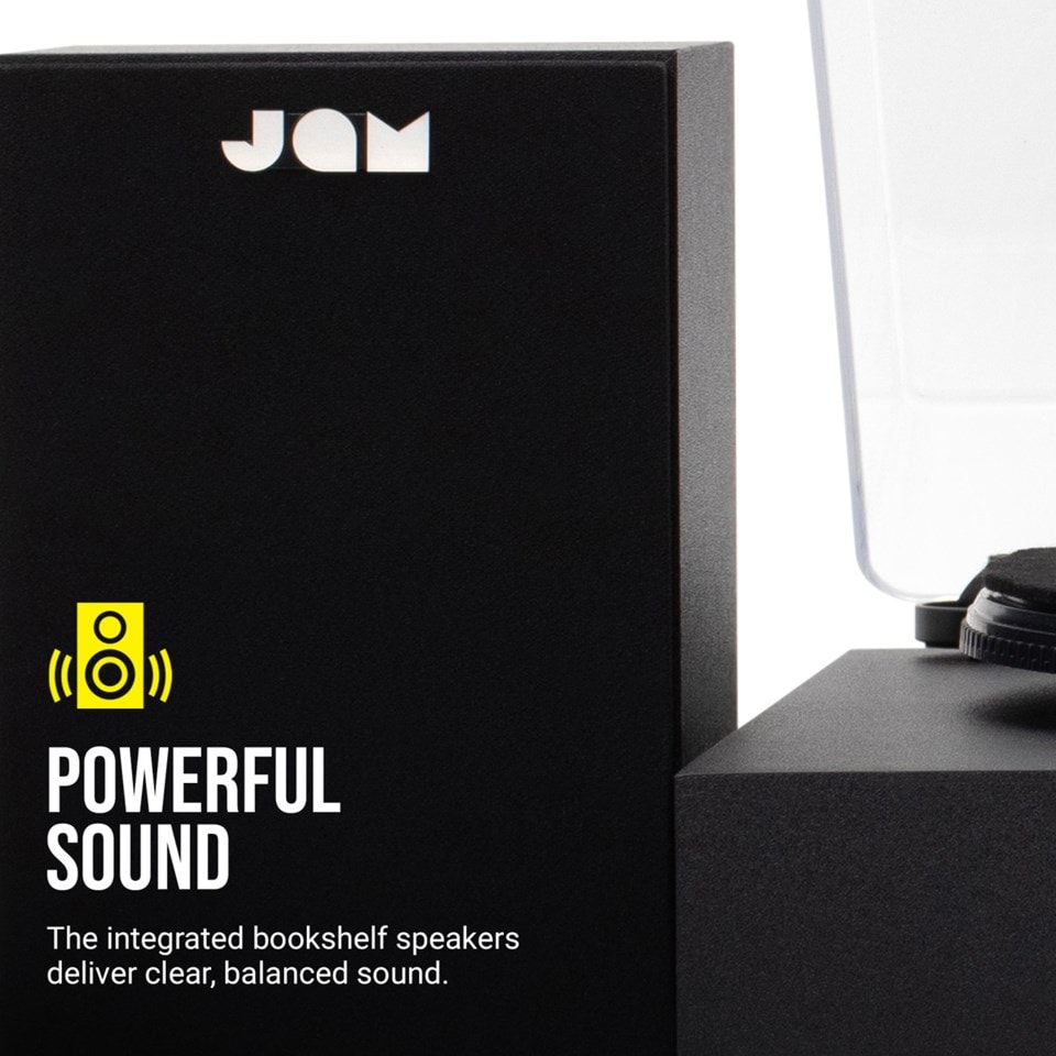 Jam Sound System Black Turntable & Speakers (hmv exclusive) | Turntable ...