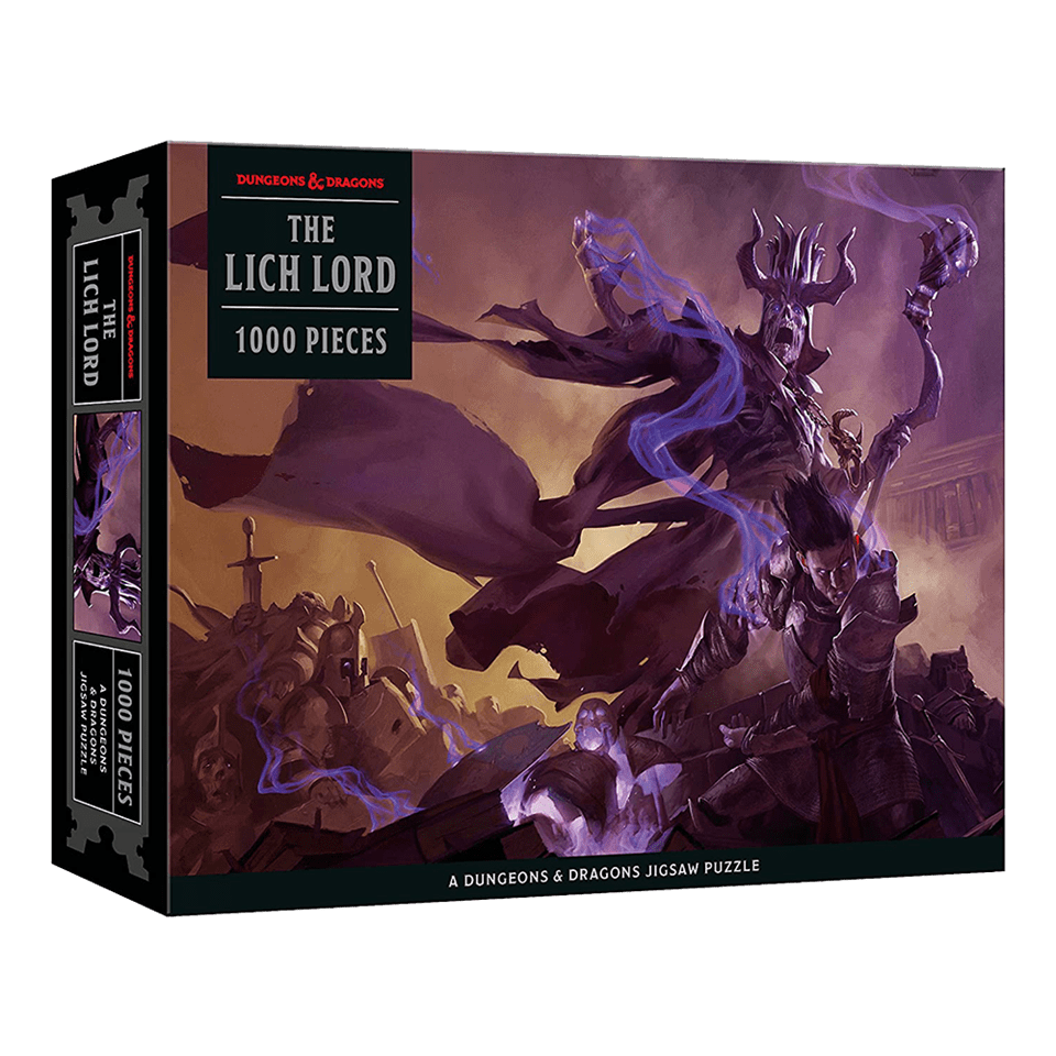 The Lich Lord Dungeons & Dragons Jigsaw Puzzle | DND Puzzle | D&D ...