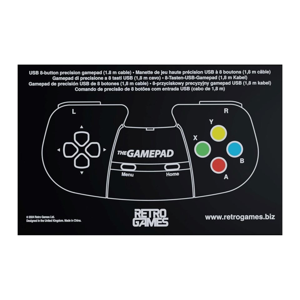 The Gamepad - Black (Compatible with The Spectrum) | Retro Controller ...
