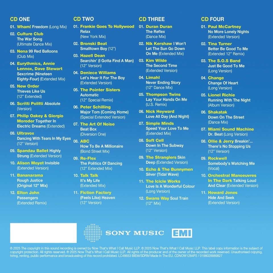 NOW 12" 80s: 1984 - Part Two | HMV Store