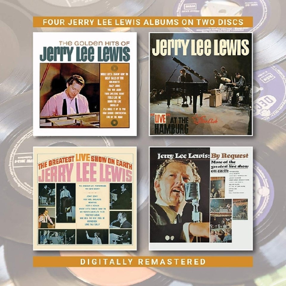 Four Jerry Lee Lewis Albums On Two Discs | HMV Store
