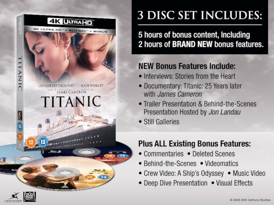 Titanic (Remastered) | 4K Ultra HD Blu-ray | Free shipping over £20 ...