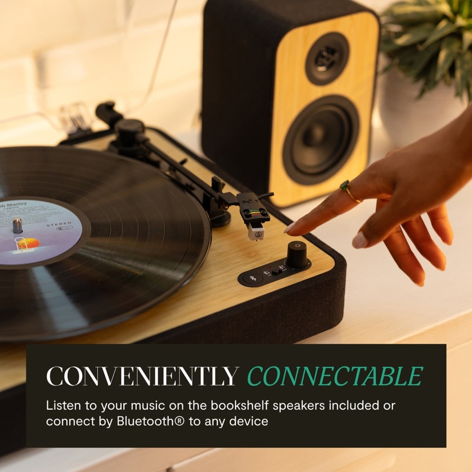 House Of Marley Revolution Bluetooth Turntable & Speakers | HMV Store