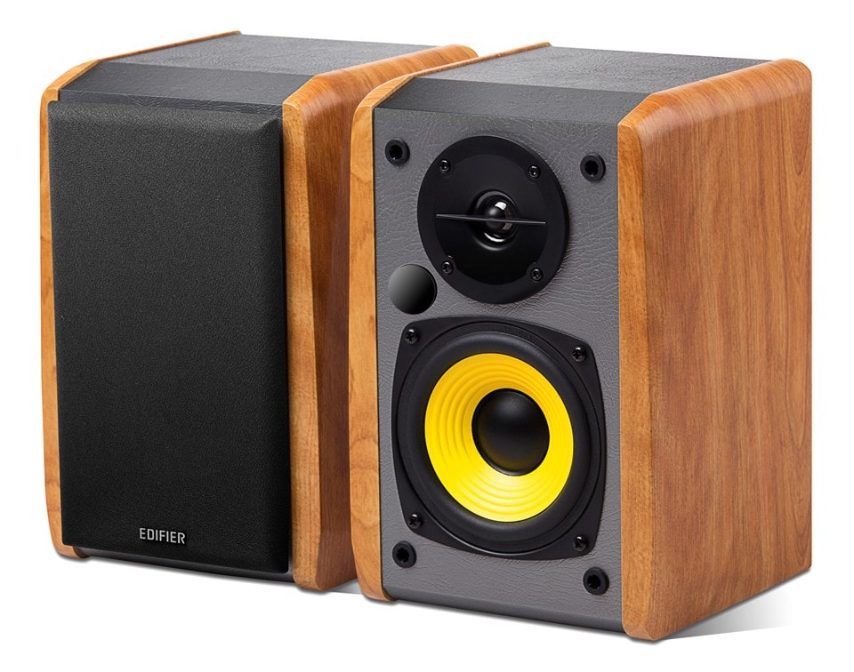 Edifier R1010BT Wood Active Bluetooth Bookshelf Speakers | Speakers ...