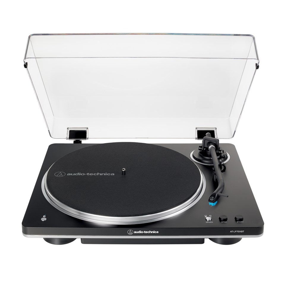 Audio Technica AT-LP70XBT Black Bluetooth Turntable | Turntables | Free ...