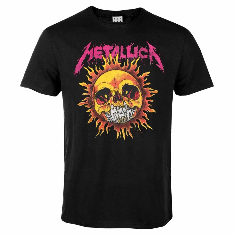 Neon Sun Metallica Tee | T-Shirt | Free shipping over £20 | HMV Store