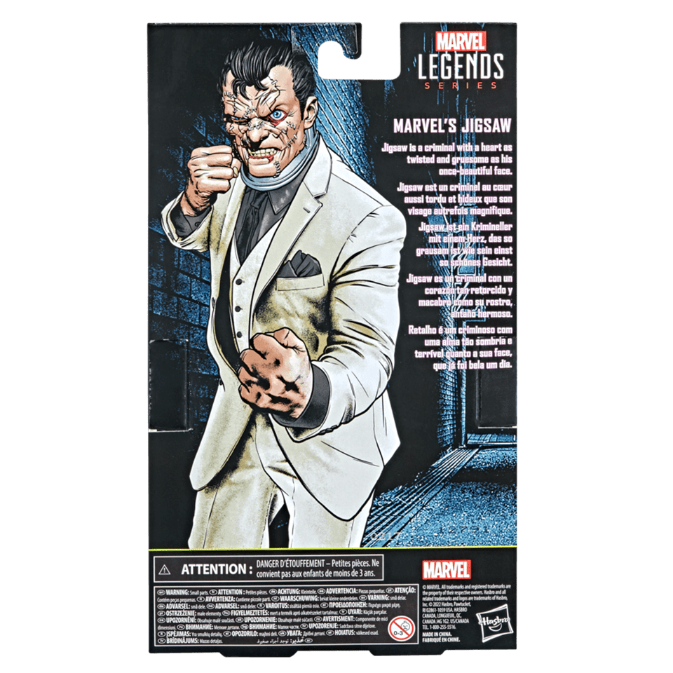 Marvel's Jigsaw Marvel Legends Series Super Villains Action Figure ...