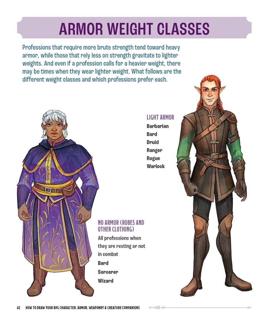 How To Draw Your RPG Character: Armor, Weaponry & Creature Companions ...